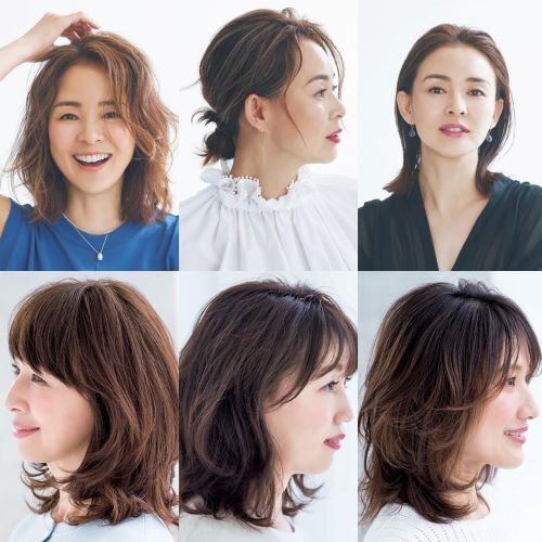 アレンジ自由自在！SHIHOの涼感ミディアム【50代髪型月間人気ランキングTOP10】 | Web eclat | 50代女性のためのファッション、ビューティ、ライフスタイル最新情報